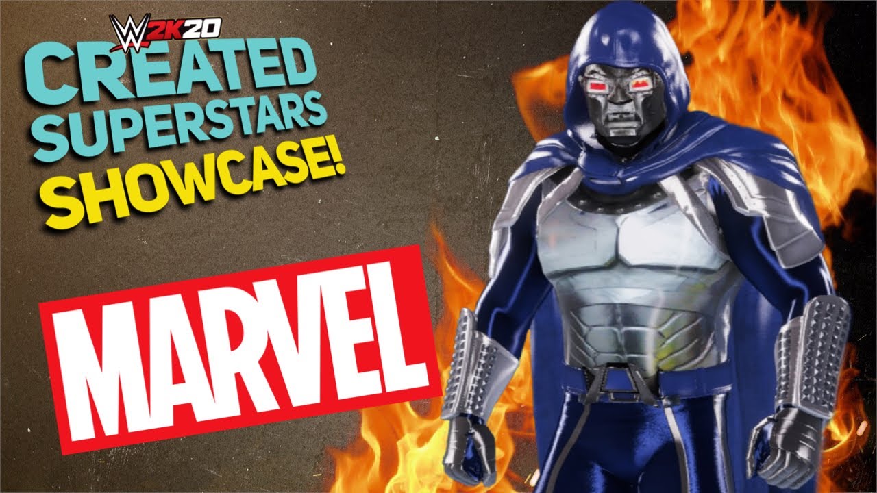 MARVEL SUPER HEROS | WWE 2K20 Created Superstars Showcase Ep.3 - YouTube