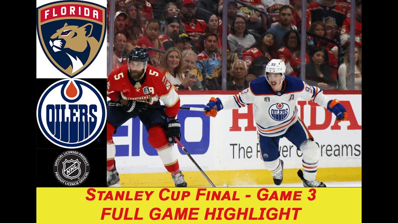Stanley Cup Finals Full Game 5 Highlights | Edmonton Oilers vs Florida ...