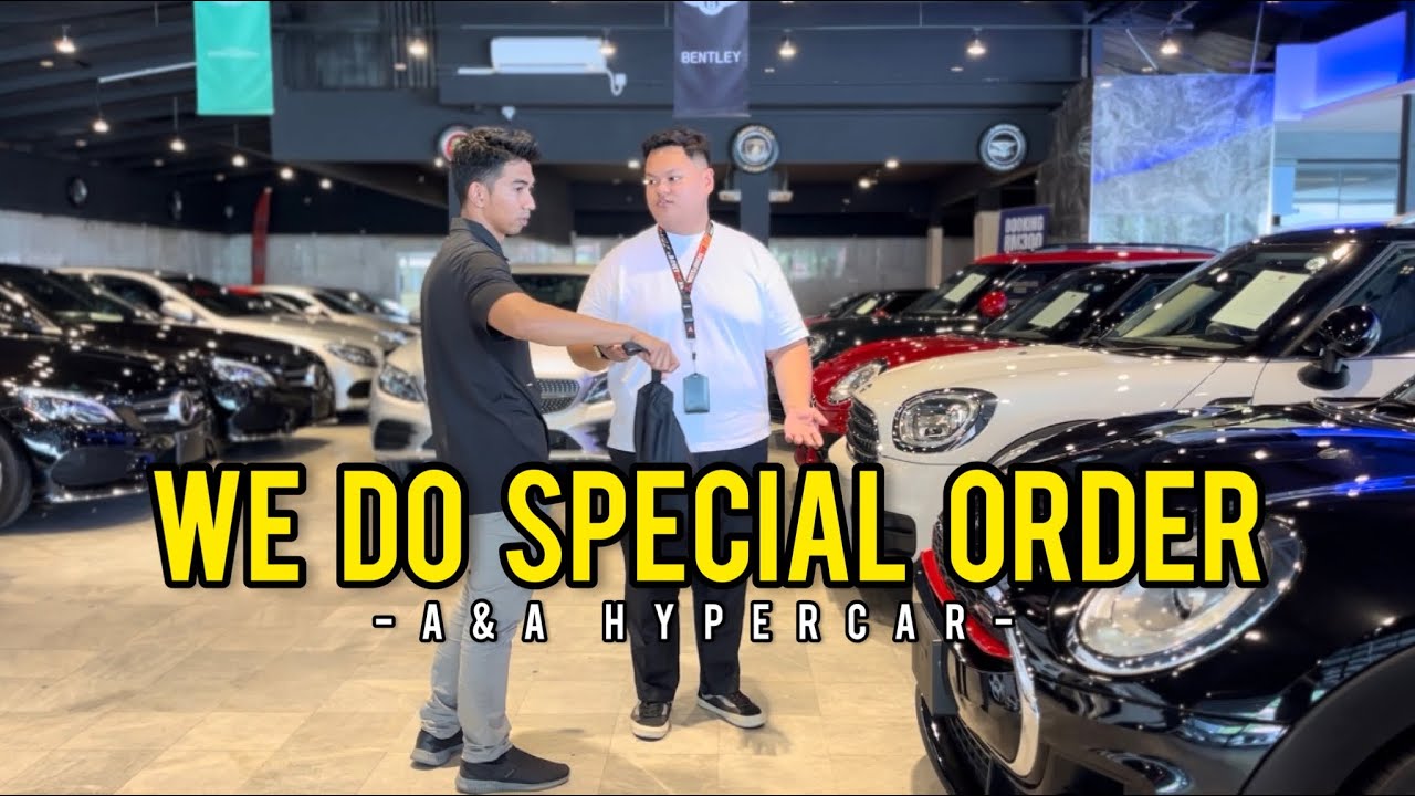 A&A HYPERCAR perkenalkan Adam & Aqmar ! We do special order RECOND CAR ...
