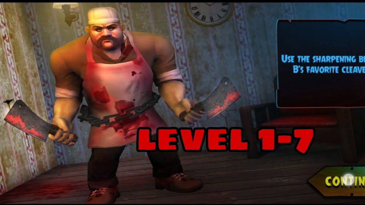 Scary Butcher level : 1 to 7 - YouTube