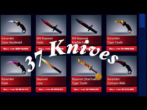 I have 37 Knives On Case Clicker + How to get free Knives on case ...