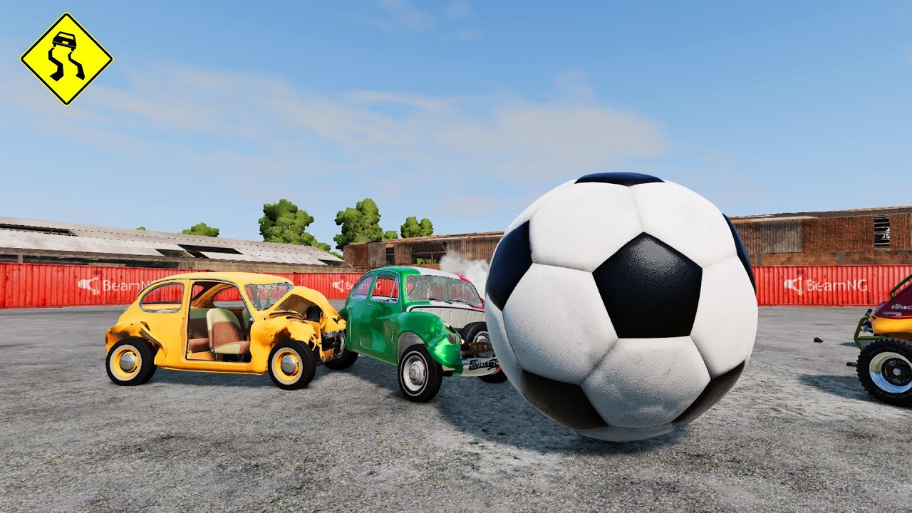 Cars VS Ball | BeamNG.Drive - YouTube
