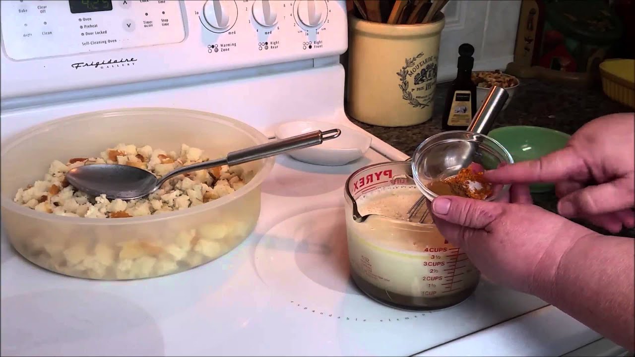 Quick Bread Pudding - YouTube