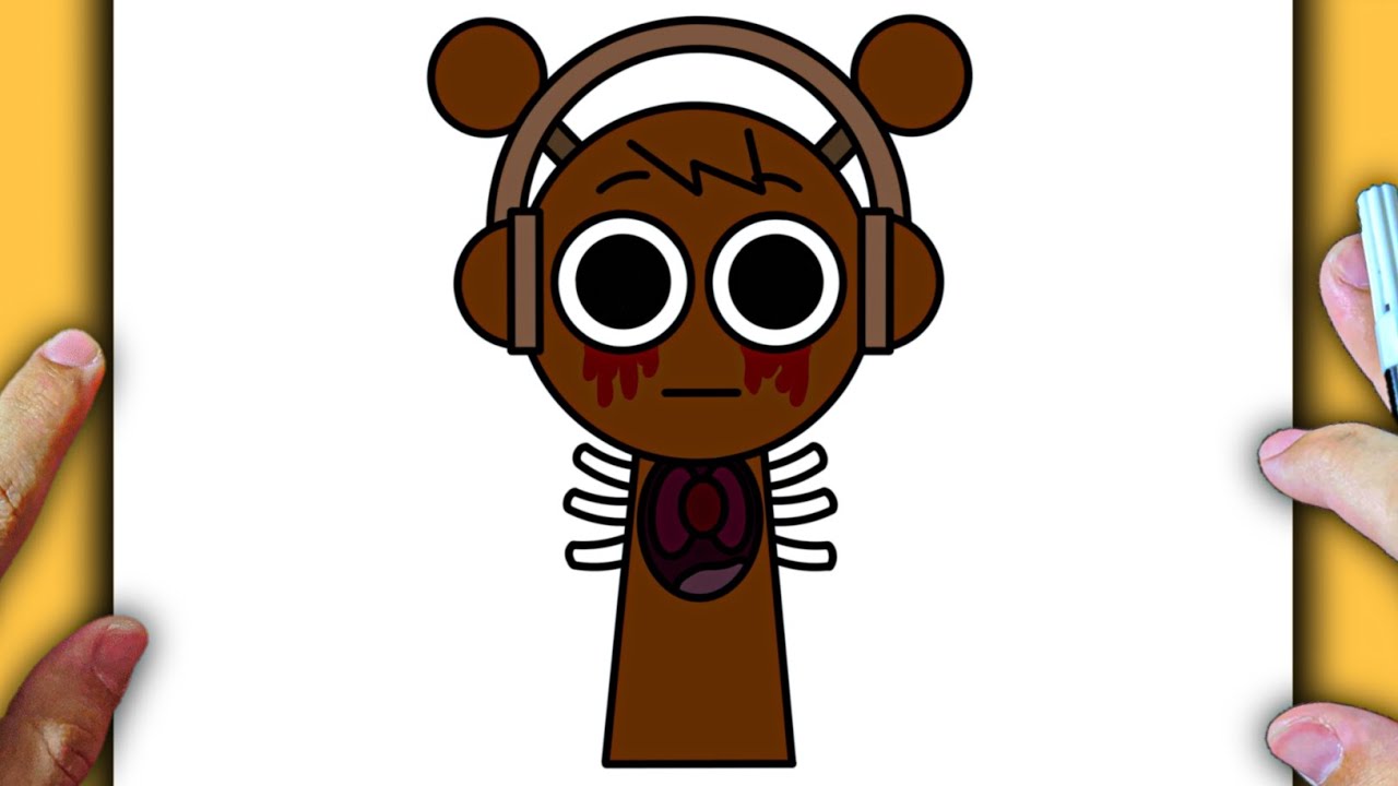 HOW TO DRAW OREN HORROR FROM INCREDIBOX SPRUNKI - YouTube