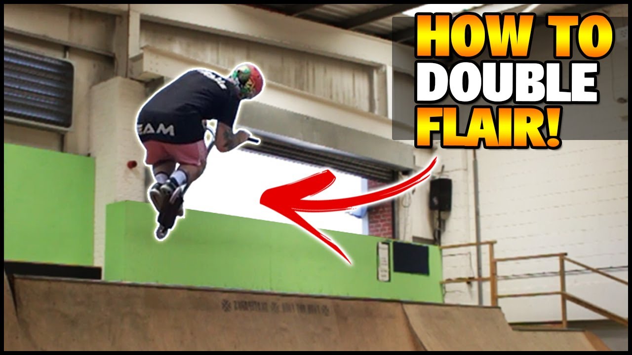 How to Double Flair on a Scooter (Easy Pro Scooter Tutorial) - YouTube