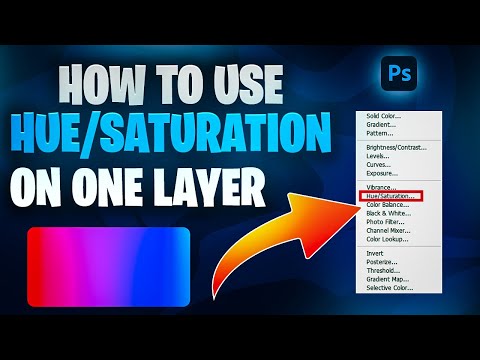 Tutorial: How to apply Hue/Saturation on individual Layers in Photoshop ...