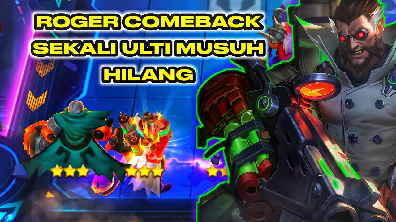 YUKI SKILL 3 + ROGER COMEBACK SIAP MENGGARUK GARUK MUSUH | SEKALI ULTI ...