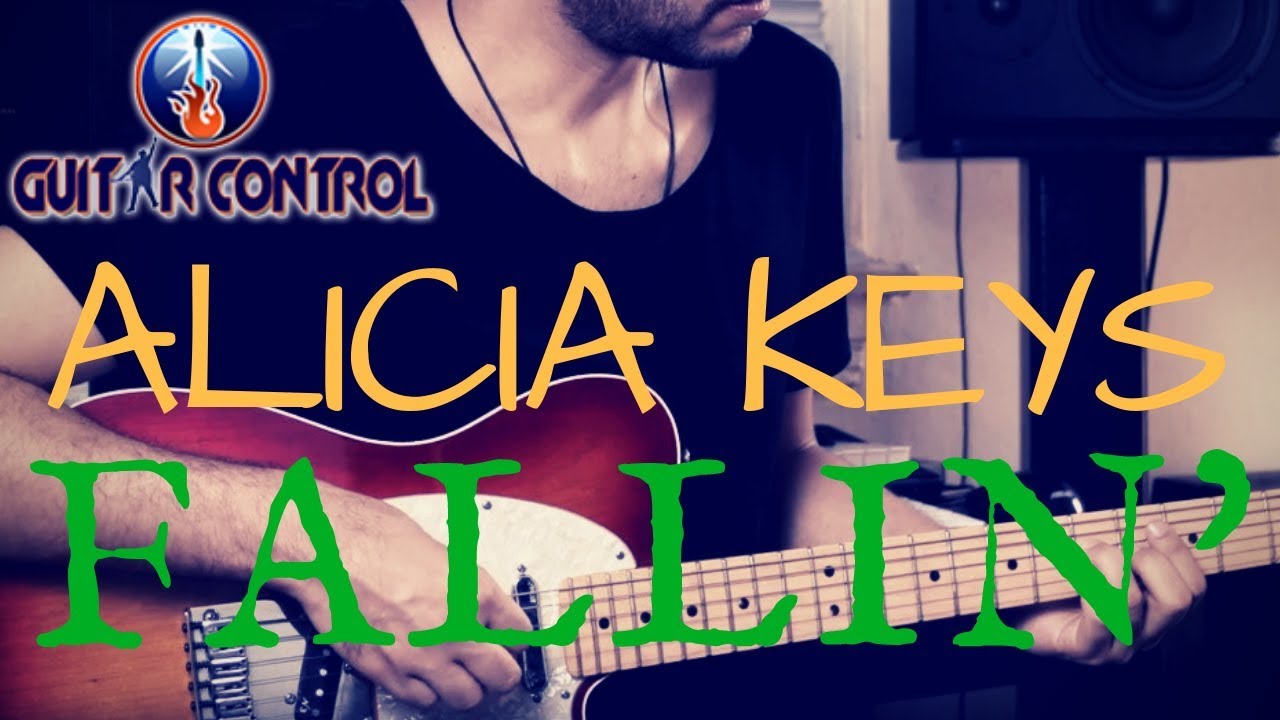 Easy Rhythm Guitar Lesson On How To Play Fallin' By Alicia Keys - YouTube