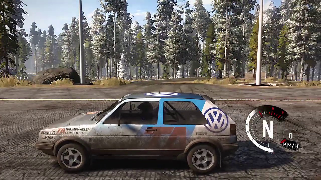 V-Rally 4 - VW Golf GTI 16v MK2 Test Drive - YouTube