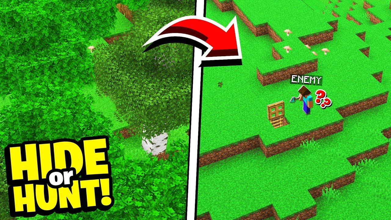 my SECRET Minecraft base has been DISCOVERED.. - Hide Or Hunt #4 - YouTube