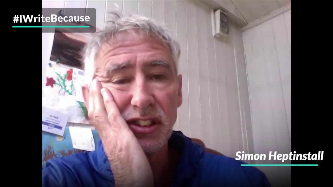 Simon Heptinstall - #IWriteBecause - YouTube