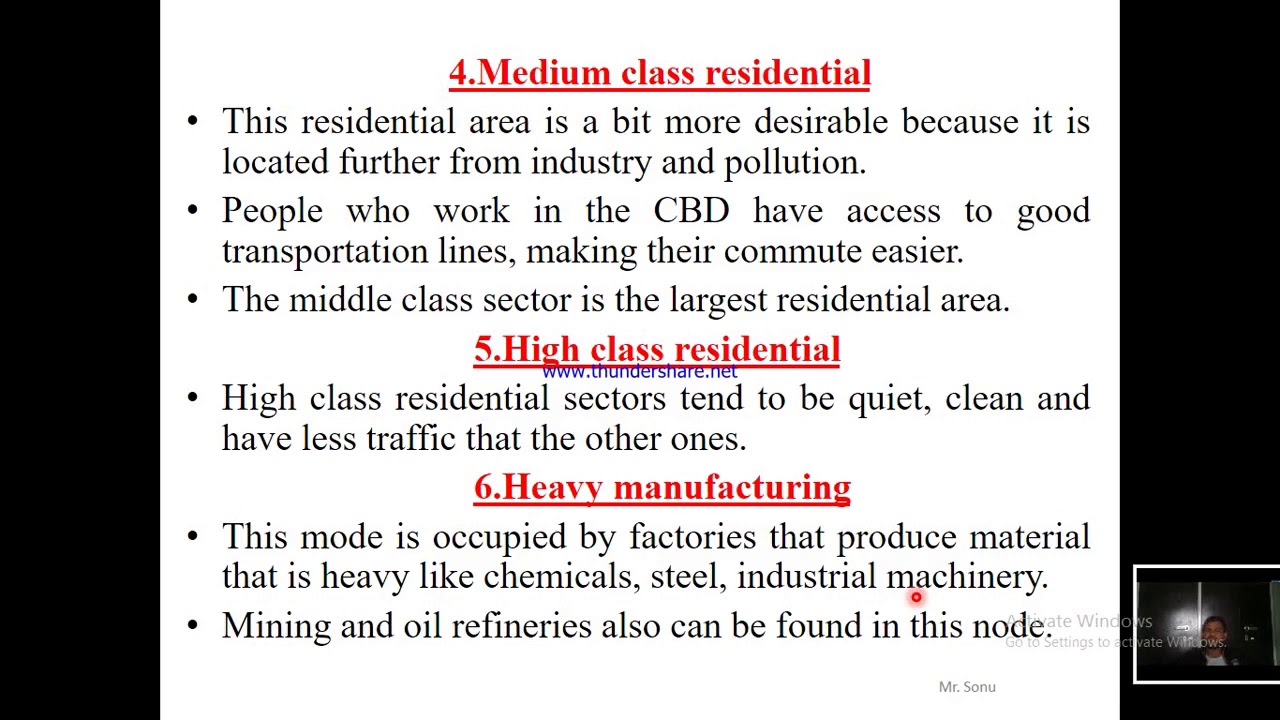 Multiple Nuclei Theory| Urban Geography - YouTube