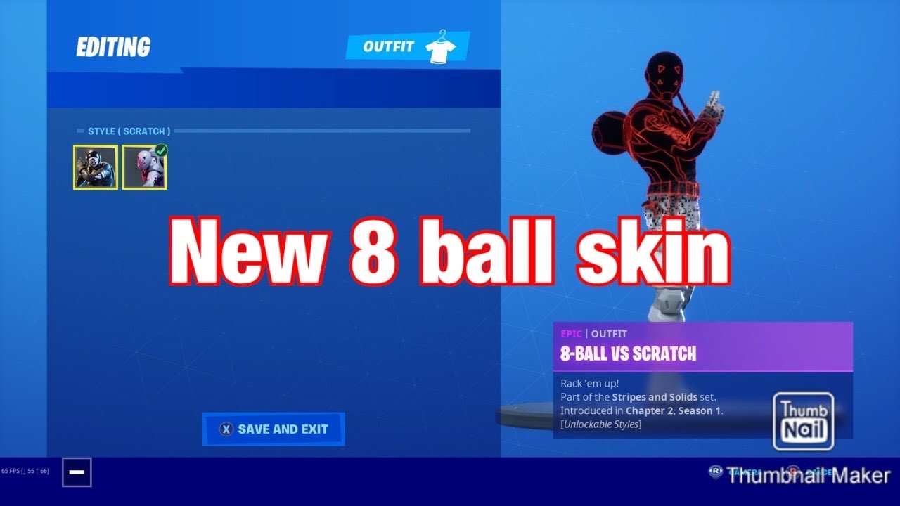 Fortnite 8 ball new style - YouTube