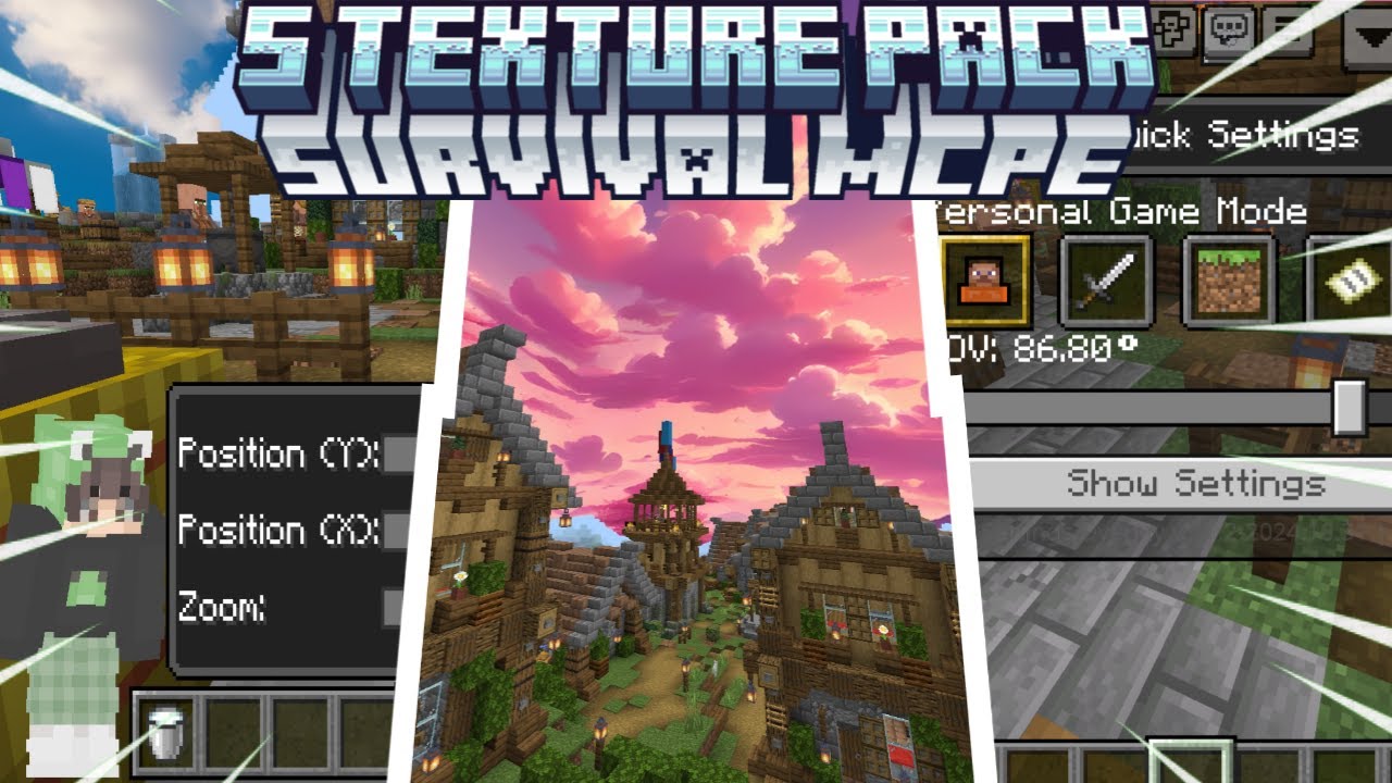TOP 5 TEXTURE PACK SURVIVAL MCPE YANG MEMBANTU DAN MEMBUAT MINECRAFT ...