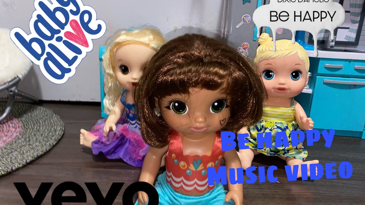BABY ALIVE Be happy music video (collab with babyalives 123)