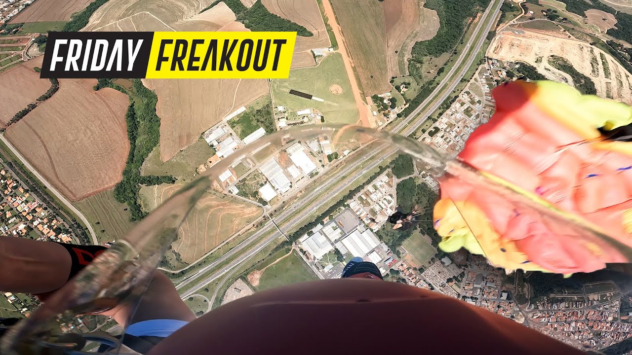 Friday Freakout: Skydiver Avoids Deadly Canopy Collision, Misses by ...
