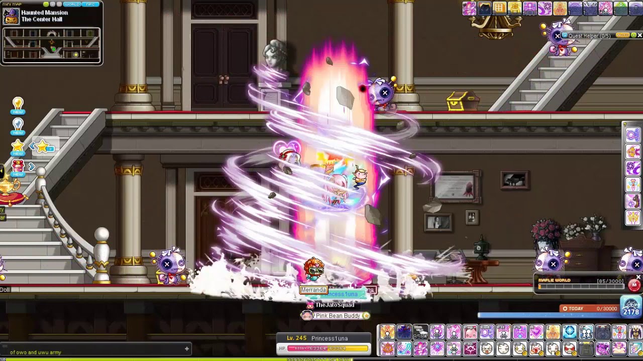MapleStory Wonky's Magic Lamp Mission 4 with Princess1una - YouTube