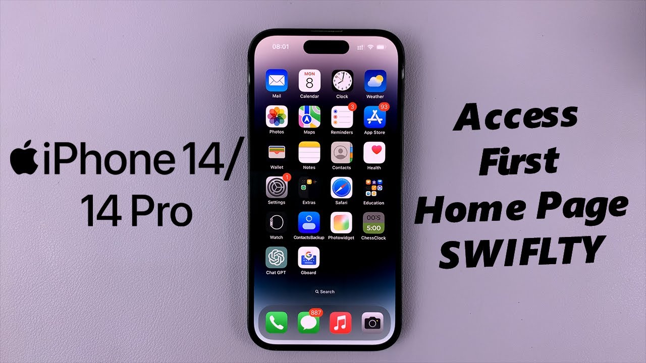 iPhone 14/14 Pro: How To Quickly Go Back To First Home Screen Page ...