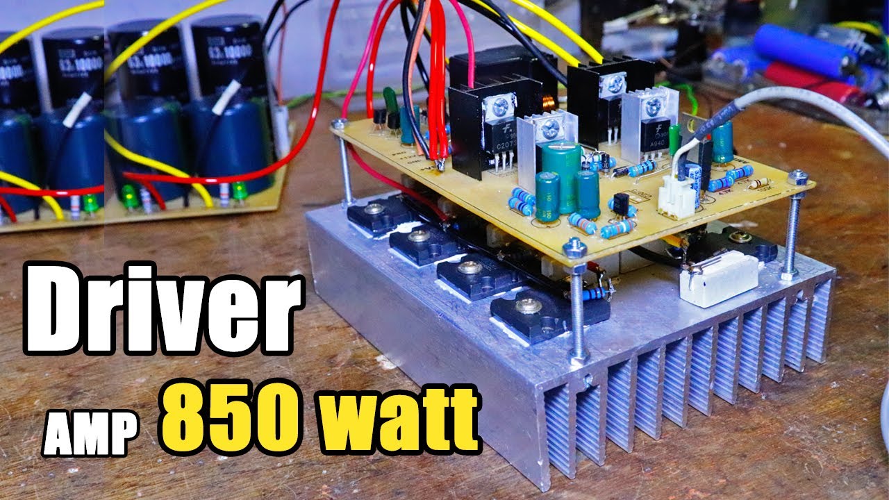 How to make Driver Mainboard Amplifier 850 watt Use C2500 and A1943 ...