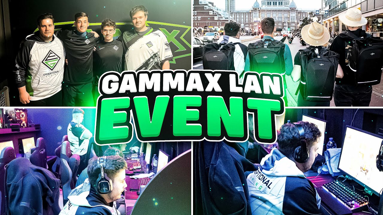 WE PLAYED ON THE 2500€ GAMMAX LAN EVENT | EXG - VLOG - YouTube