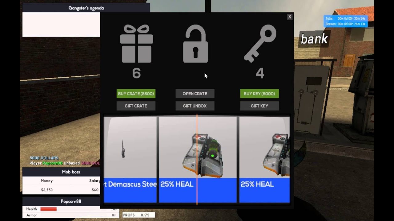 Garry's Mod Crimson Rp Case Unboxing MY FIRST YELLOW!!!! - YouTube