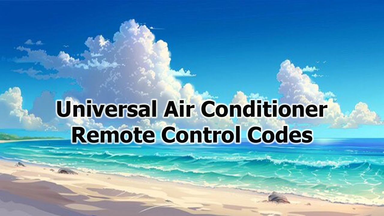 Universal Air Conditioner Remote Control Codes COCO - YouTube