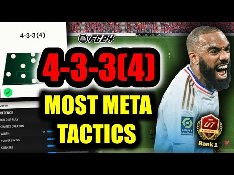 🚨BEST 433(4) Meta Tactics in EA FC24 *Post Patch* - YouTube