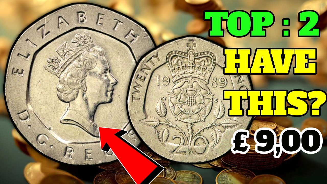 Top 2 Ultra Rare UK 20 pence coins - UK Twenty Pence Coins Worth A lot ...