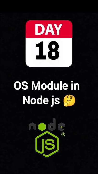 🔍 What is OS Module in Node.js? | Node.js Tutorial for Beginners 🚀#sbort#short#nodejs#backend # ...