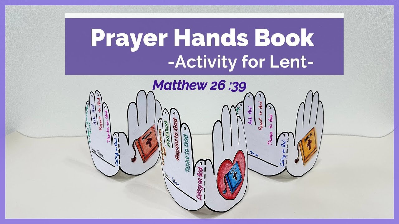 [SSCL / Crafts / Sunday School Activity / Pray / For Lent / Jesus ...