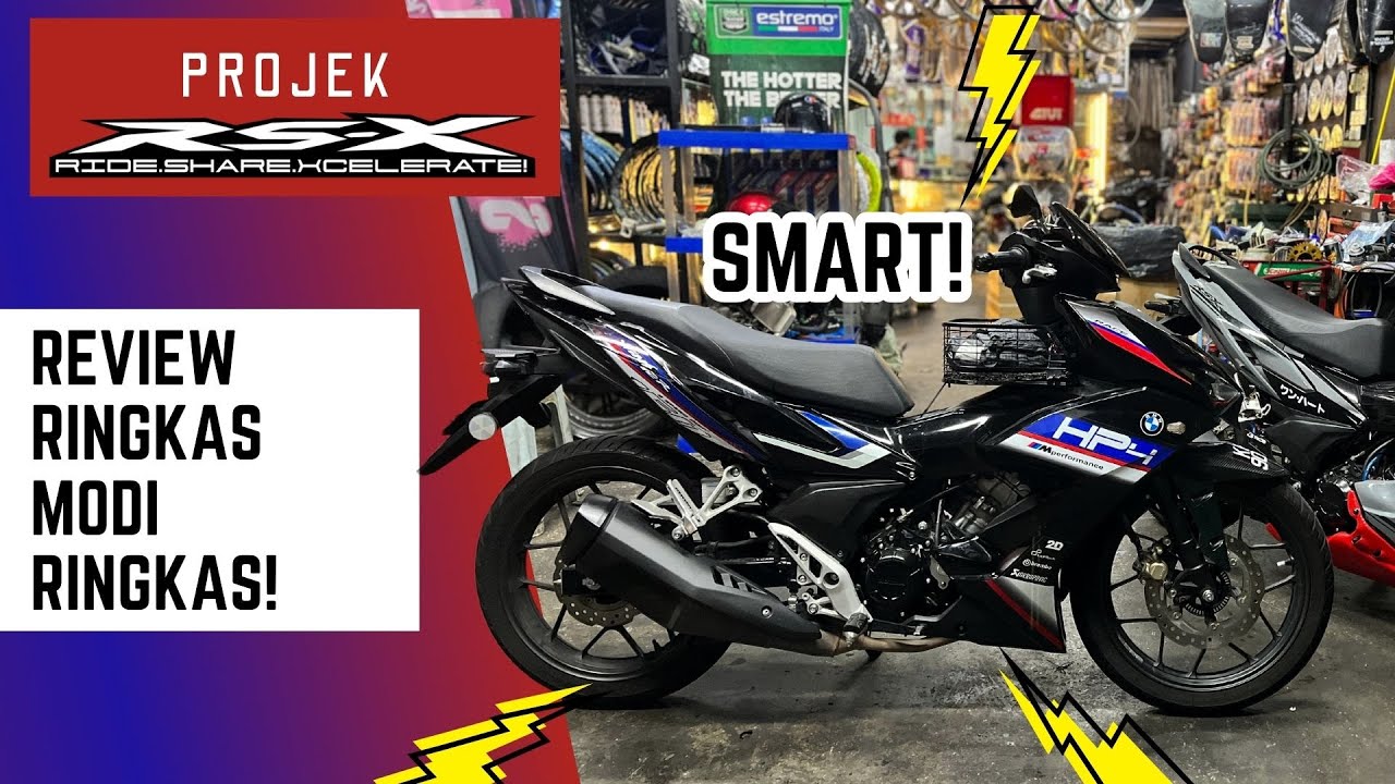 VIDEO MODI RINGKAS HONDA RSX! TAPI HASIL DIA MEMANG CUN! - YouTube