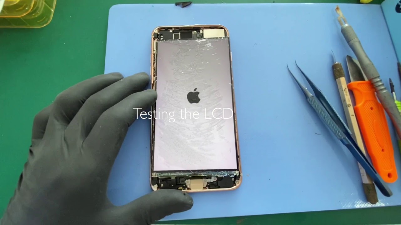 HOW TO CHANGE IPHONE 8+ FRONT GLASS - YouTube