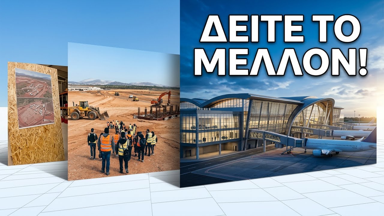 Οι εξελίξεις των εργασιών στο νέο αεροδρόμιο - ξενάγηση στο εντυπωσιακό ...