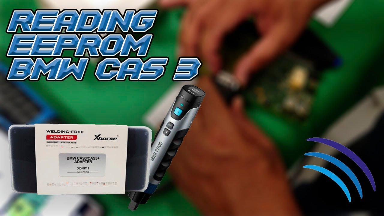 Reading EEPROM data from a BMW CAS 3 using Xhorse Mini Prog and Solder ...