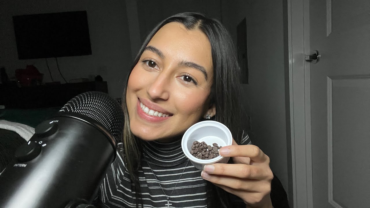 ASMR classic whisper ramble w chocolate chips - YouTube