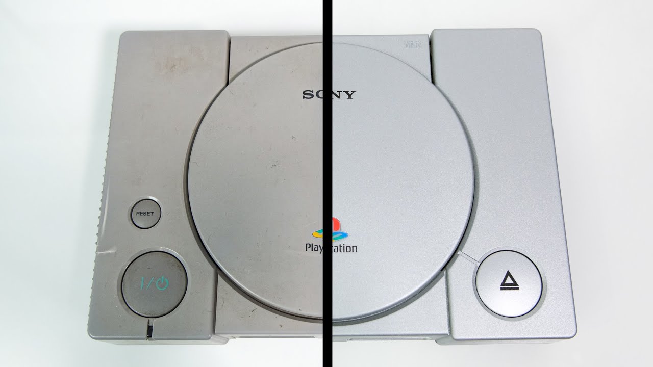Restoring a broken original Sony PlayStation. Full restoration and ...