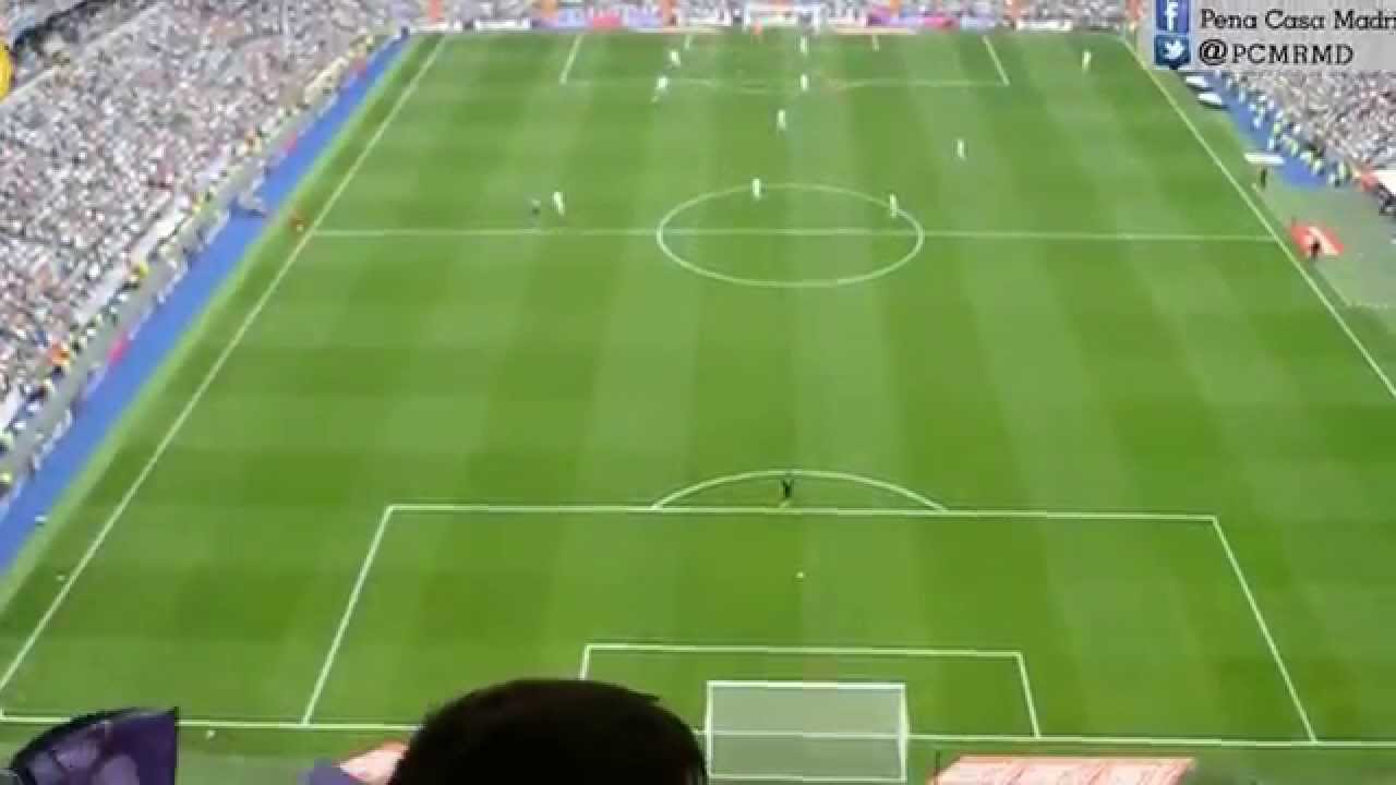 Peña Casa Madridista / Grada Fans RMCF 26/09/2015 HD - YouTube