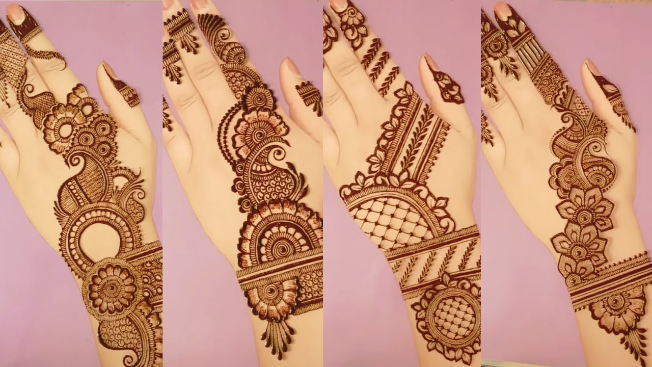 Simple Arabic Beautiful Mehndi Designs||Easy Mehndi Designs - YouTube