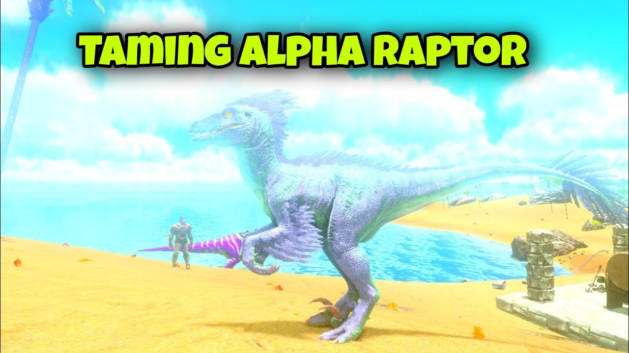 How to TAME a Raptor Ark - YouTube