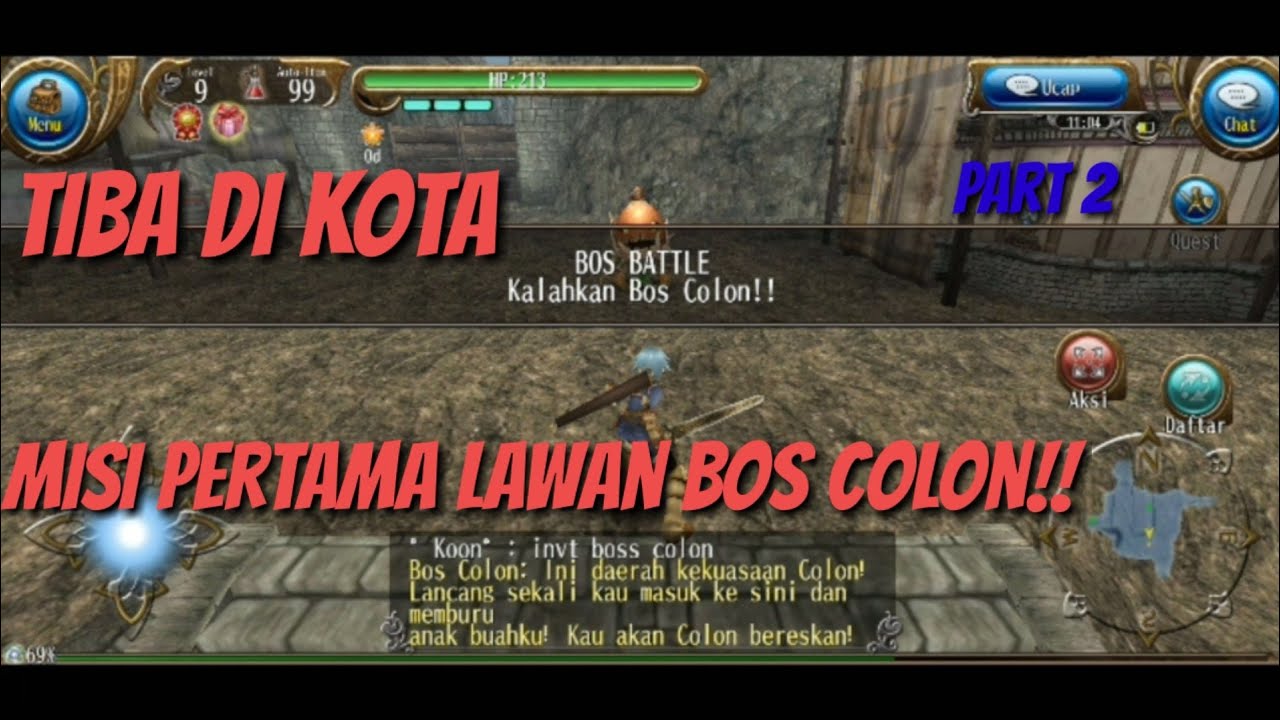 Toram online | gameplay | tiba di kota awal ,kota sofya - YouTube