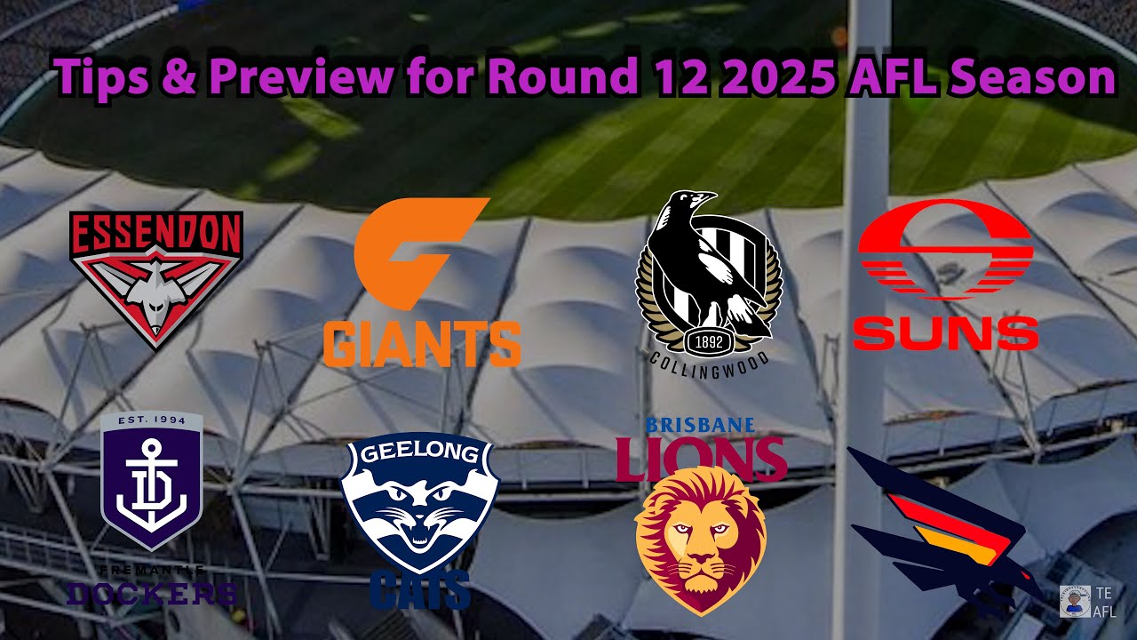 TIPS AFL Round 12 2025 Preview & Summary of Brownlow Votes after Round ...
