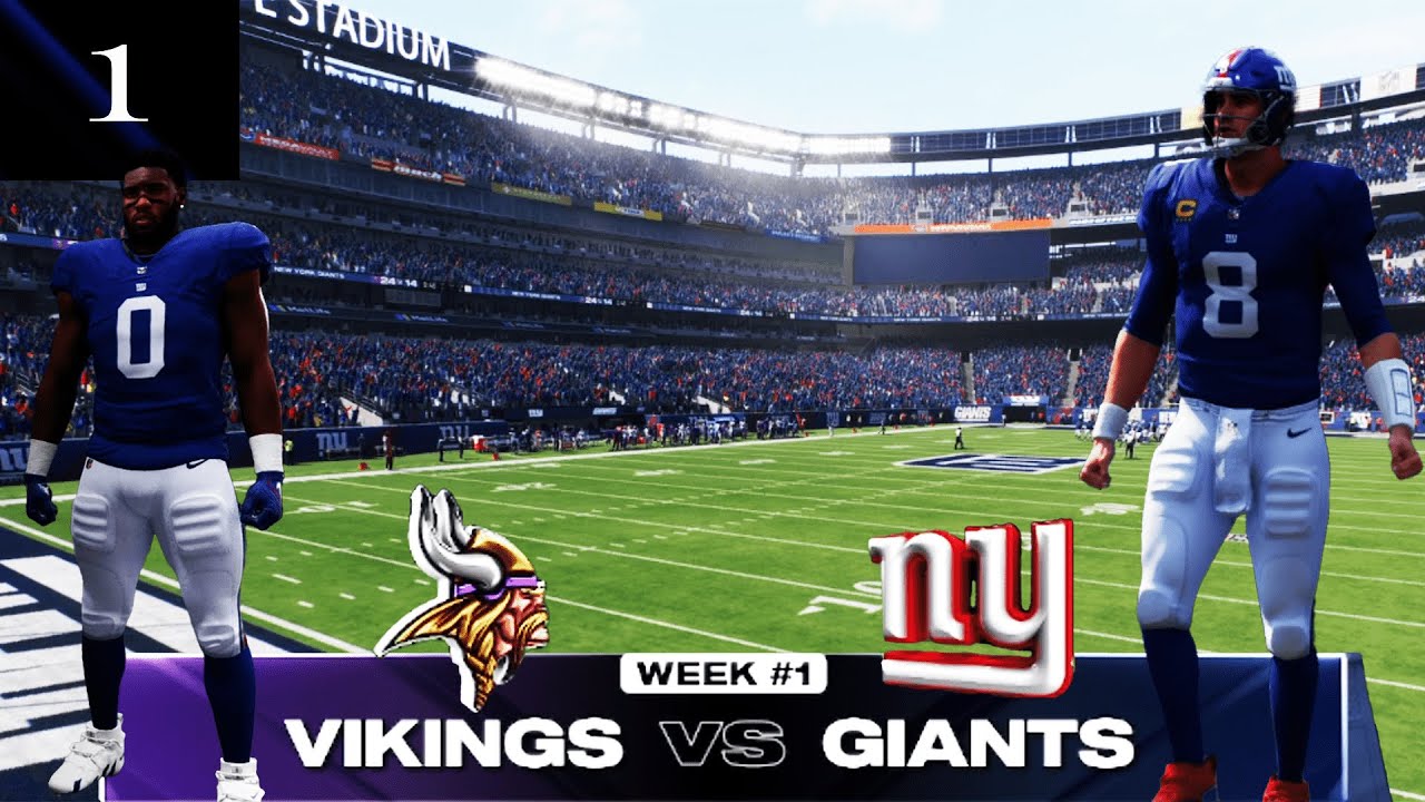 New Franchise! Time to give the New York Giants a Rebuild! | Madden 25 ...