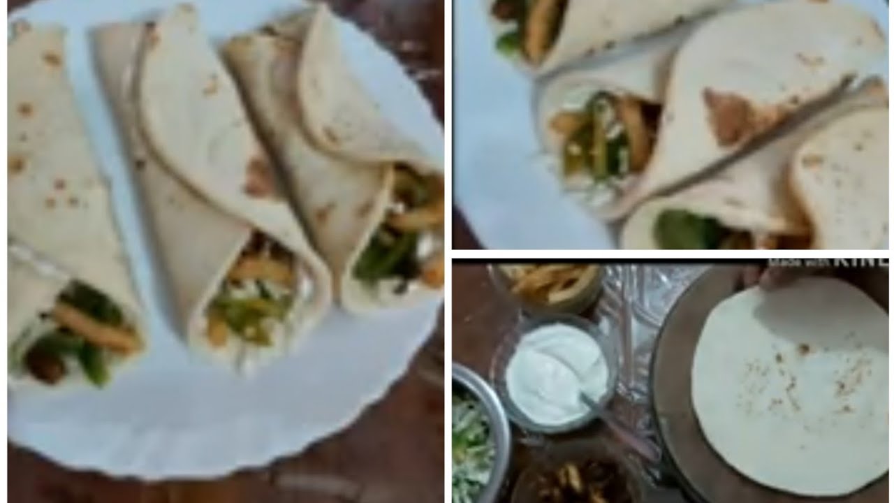 HOW to make shawarma at home step by step🌮 - YouTube