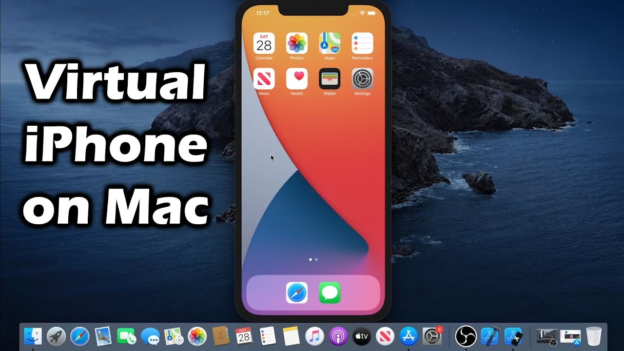 Virtual iPhone on Mac computer - YouTube