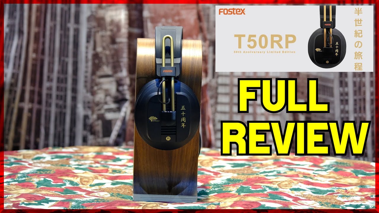 Fostex T50RP 50th Anniversary Edition Headphones Review - YouTube