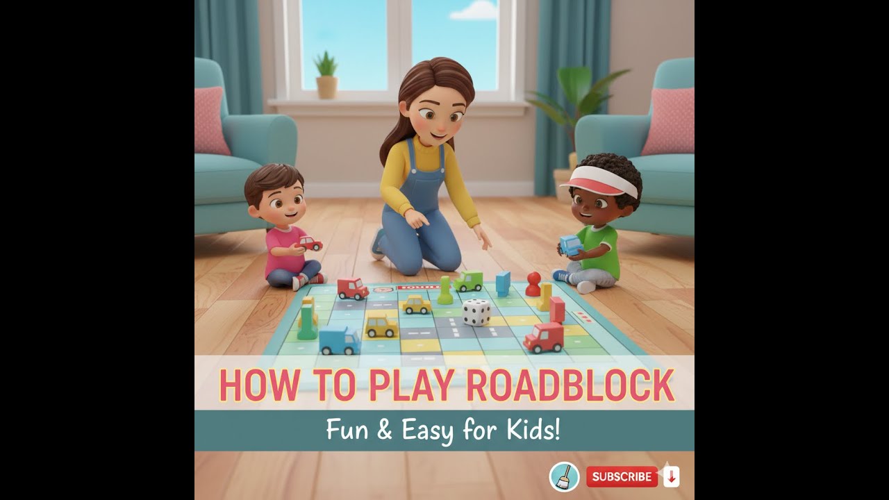 How to play roadblocks| Animated videos for kids| children learning ...