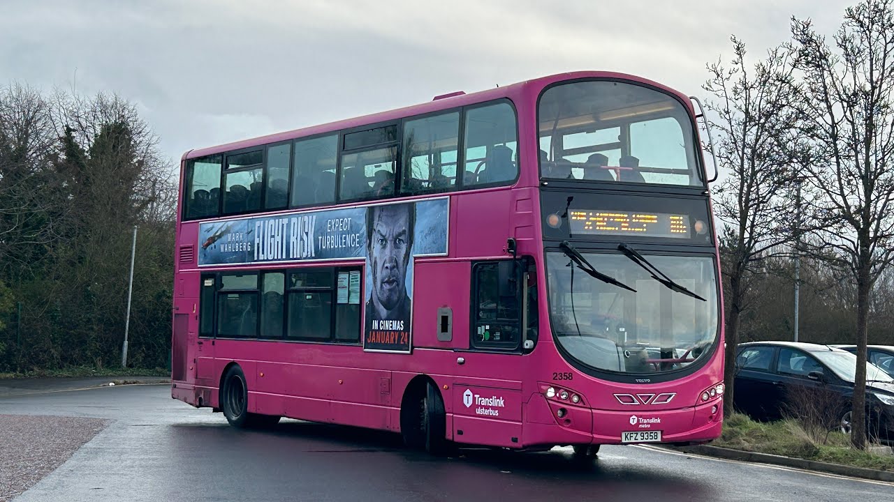 *hill climb* Translink Metro 2358 | KFZ 9358 | Route 10h | Wright Volvo ...