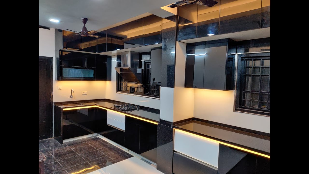 Steel Modular Kitchen - YouTube