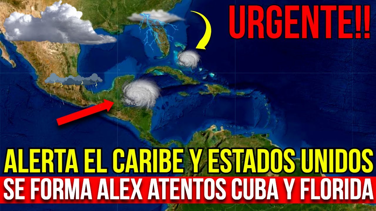 Tormenta Tropical Alex Se Forma En El Carible, Atentos Cuba, Y Florida ...