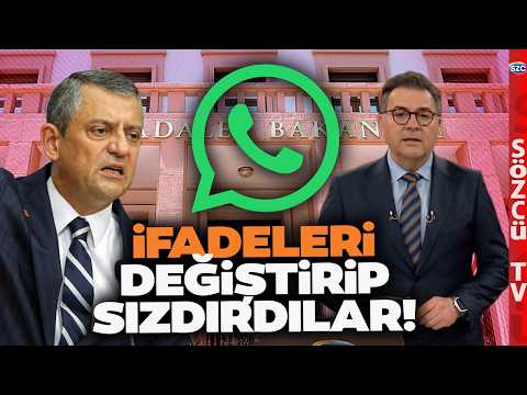 CHP İFŞA ETTİ! Adalet Bakanlığı'ndan WhatsApp Skandalı! İfadeler Değiştirilip Böyle Sızdırılmış